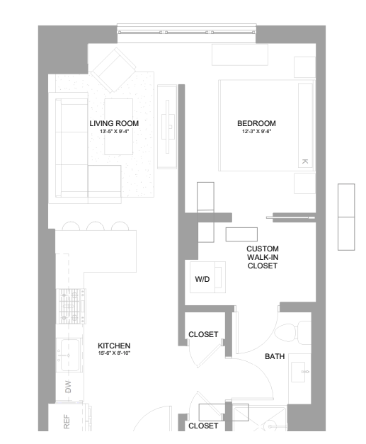 Studio, 1 and 2 Bedroom Apartments in Chicago | Logan Floor Plans